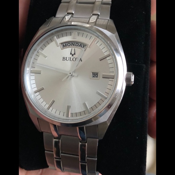 Bulova | Jewelry | Bulova Silver Watch | Poshmark